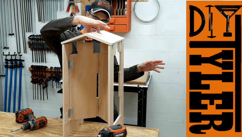 Folding Shop Stool - DIYTyler