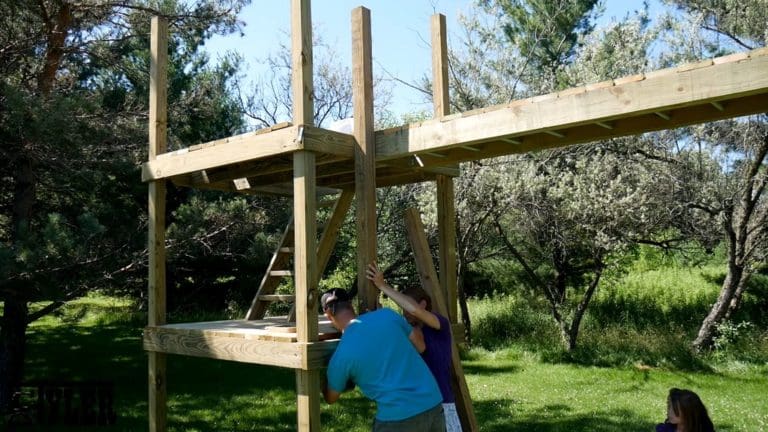 Building the World's Greatest DIY Swing Set | Part 2 - DIYTyler